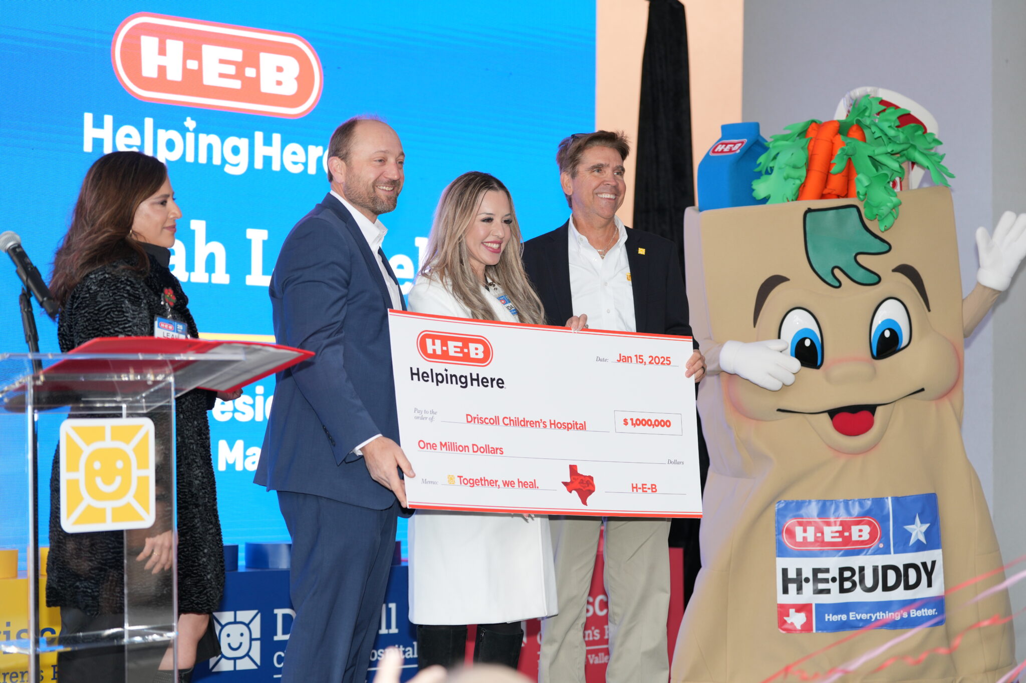 H-E-B Donates $1 Million to Driscoll Children’s Hospital Rio Grande ...