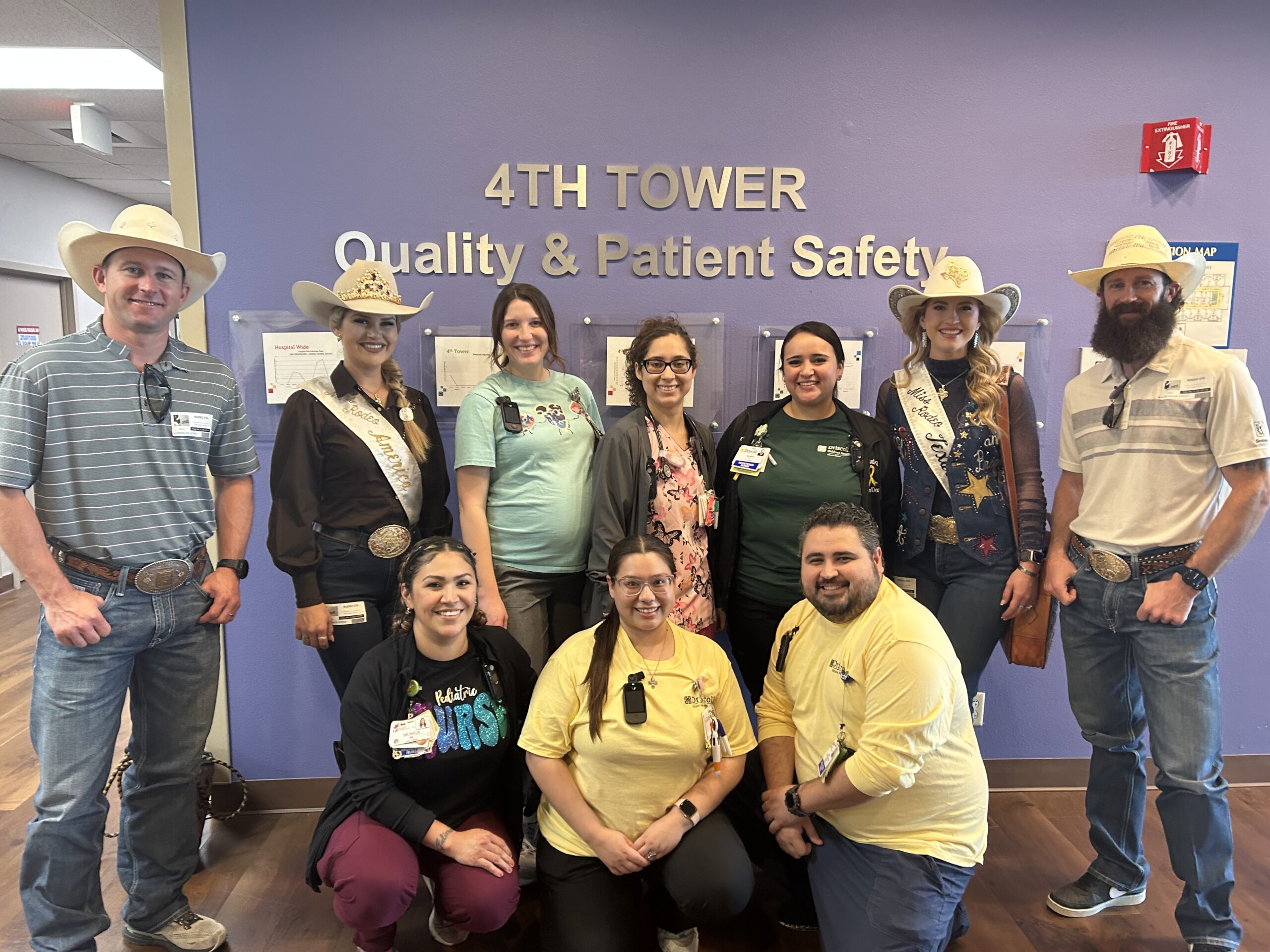 Miss Rodeo Visits with Patients